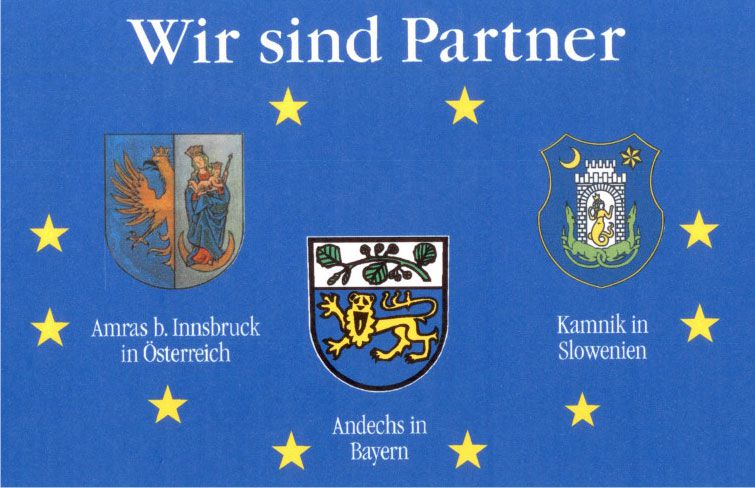 Städte-Partnerschaften der Gemeinde Andechs